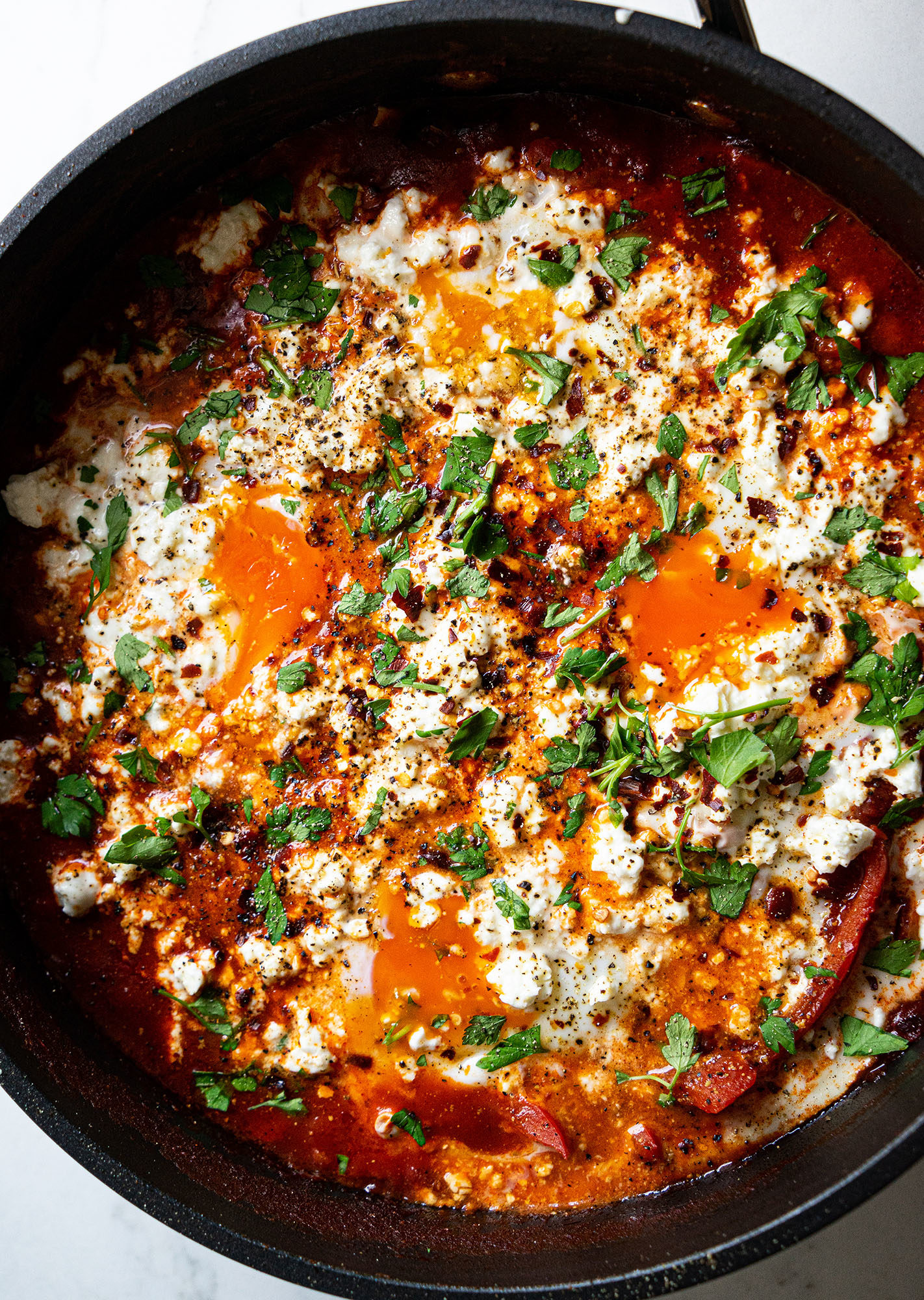 Tomato & Red Pepper Shakshuka - Another Pantry