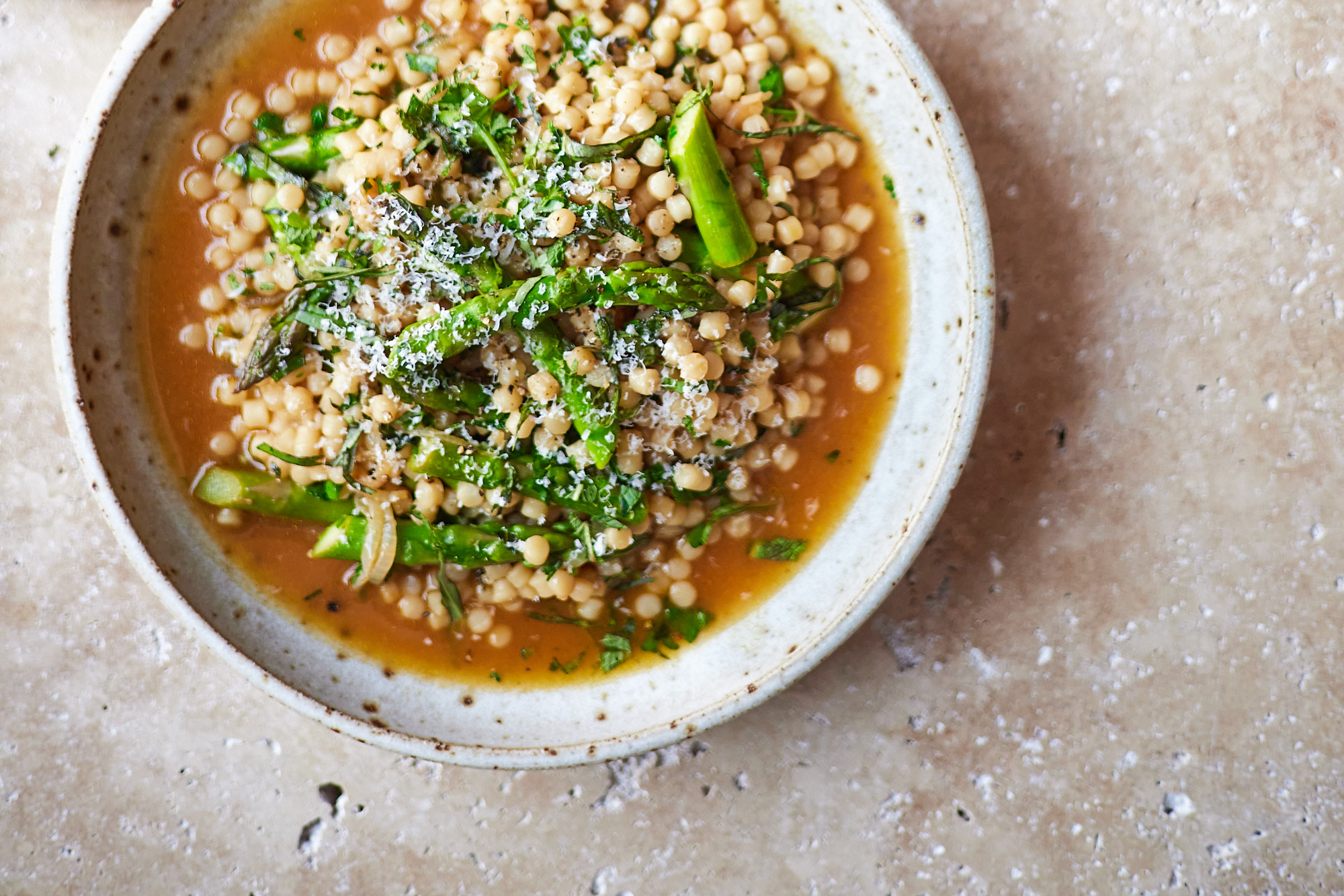 Asparagus Fregola - Another Pantry
